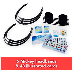 HedBanz Disney, Guessing Game Featuring Disney Characters, for Kids & Adults, Ages 7 & Up (Edition May Vary)