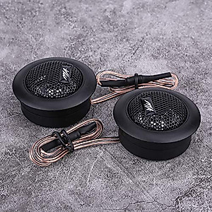 Yosoo Health Gear Car Speaker, 12v 120w Car Mini Super Power Loud Tweeter Speakers 2 Inch Micro Dome Tweeter Loudspeaker Horn, 1 Pair