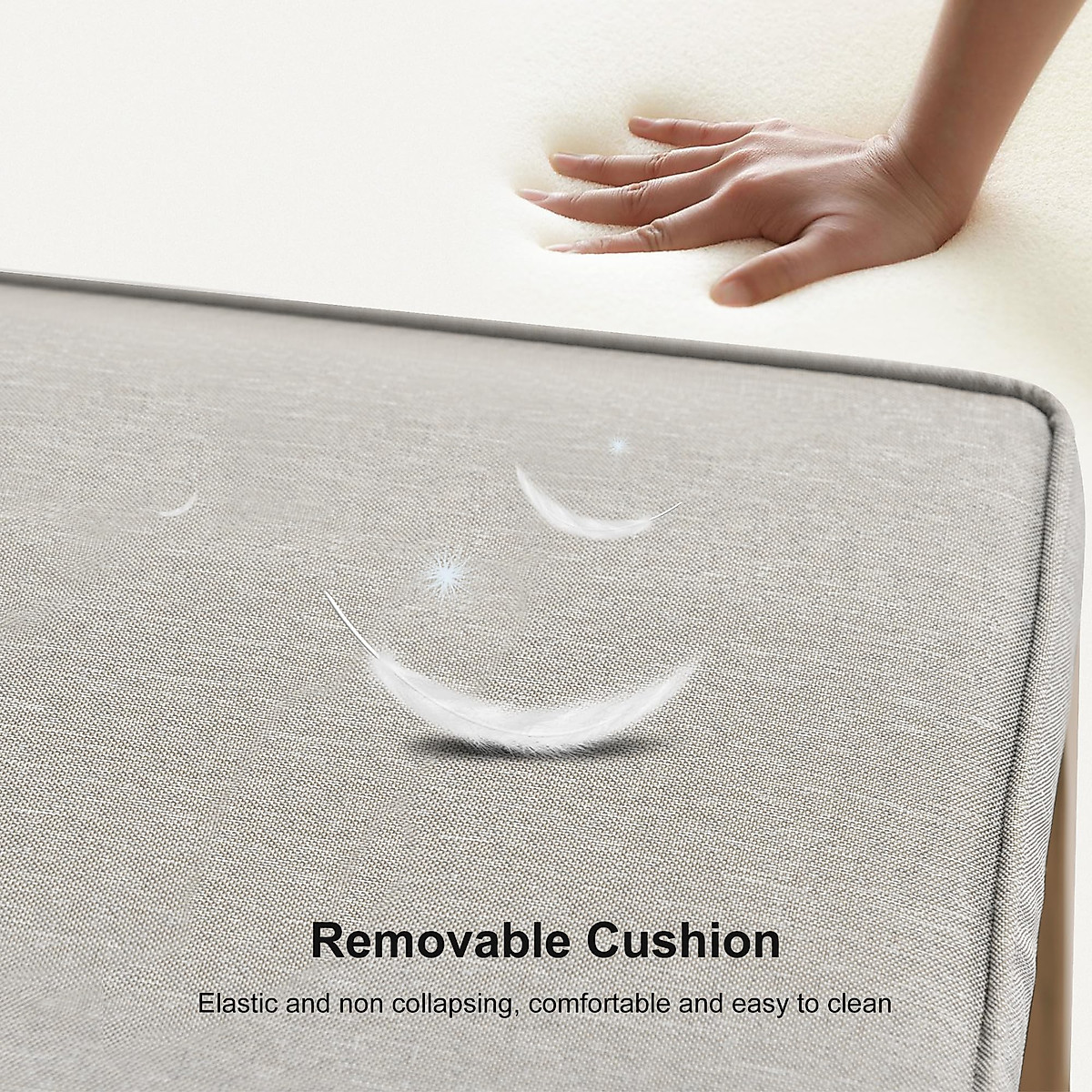 PURPLE LEAF 2 Pieces Patio Dining Chair All-Weather Wicker Aluminum Frame for Lawn Garden Backyard Deck Outdoor Dining Chair with Cushions, Brown Armchair