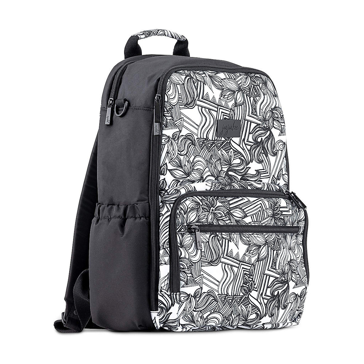 JuJuBe Zealous Diaper Bag Backpack and Fashionable Travel Bag with 9 Pockets