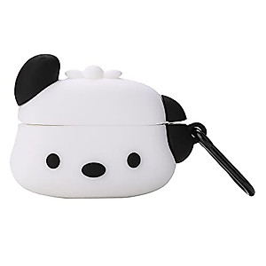 Aerymli 3D Cute Big Ear Dog Case for Airpods Pro,3D Cartoon Cute Kawaii Unique Character Fashion Kits Kids Teens Girls Women Anime Dog Soft Silicone Case for Airpods Pro 2019/2022 Case (Big Ear Dog)