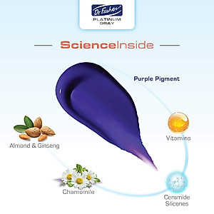 Dr. Fischer Purple Hair Mask and Purple Shampoo for Healthy Gray and Silver Hair.