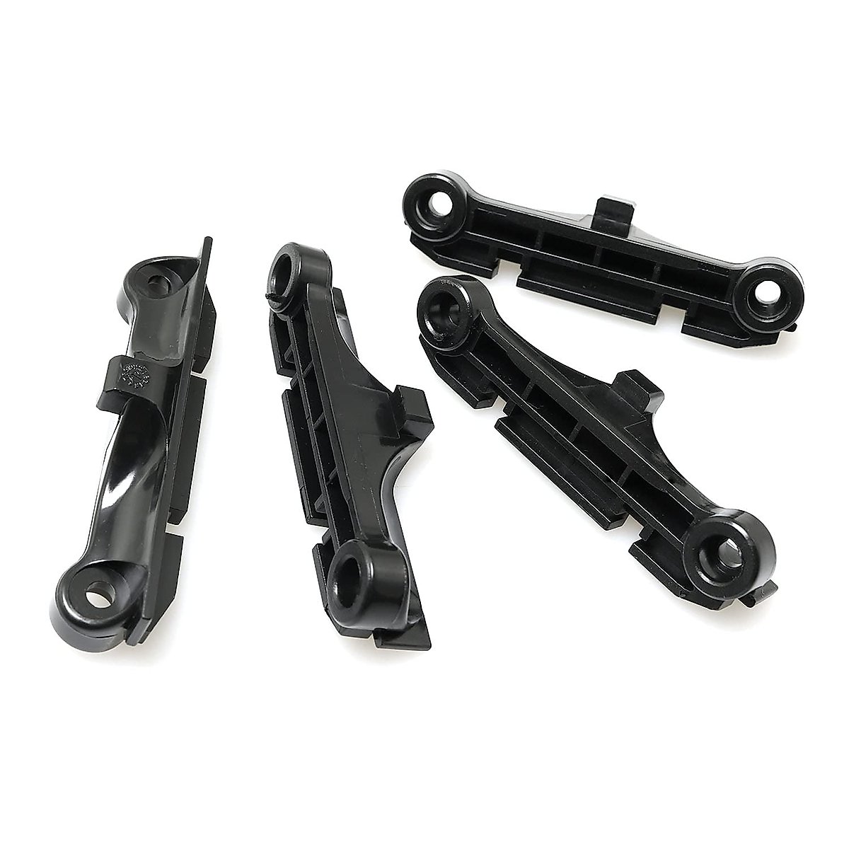 RLECS CPU Fan Retainer Bracket 4PCS Black CPU Fan Support Bracket CPU Motherboard Bracket Clips for AM4