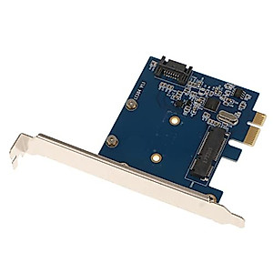 balikha High Combo Card Adapter 6Mbps PCI E to MSATA 3.0 SSD & SATA3.0