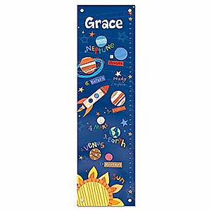Personalized Growth Chart for Kids, Outer Space - I See Me!