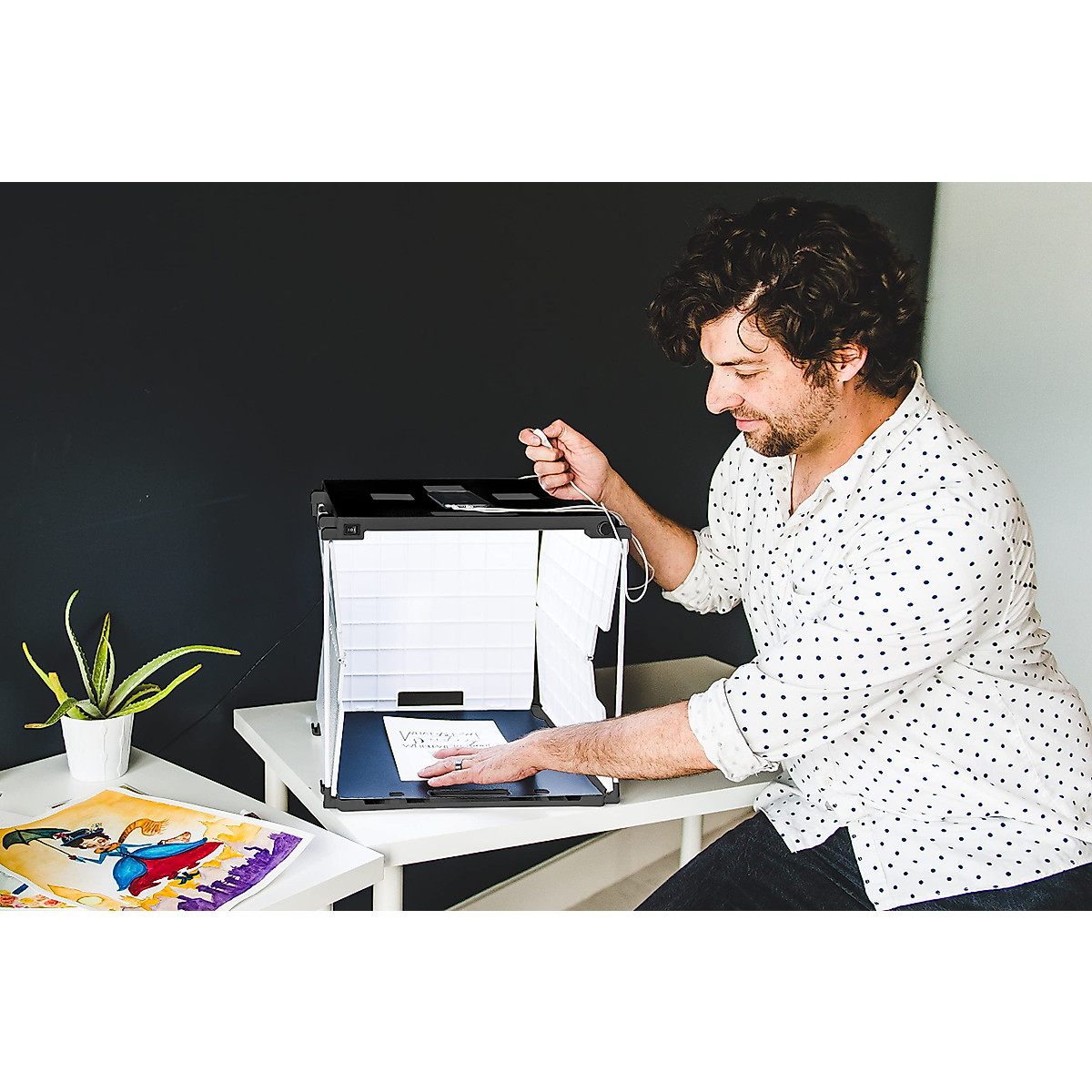 We R Memory Keepers, Shotbox, Photography Equipment, Portable and Collapsible, Light Box for Photography, Tracing, Folding, Content, and More