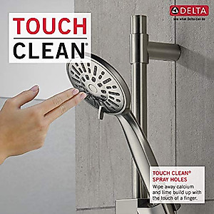 DELTA FAUCET 51361-SS Hand Shower 1.75 GPM w/Slide Bar 4S Handshower, Stainless