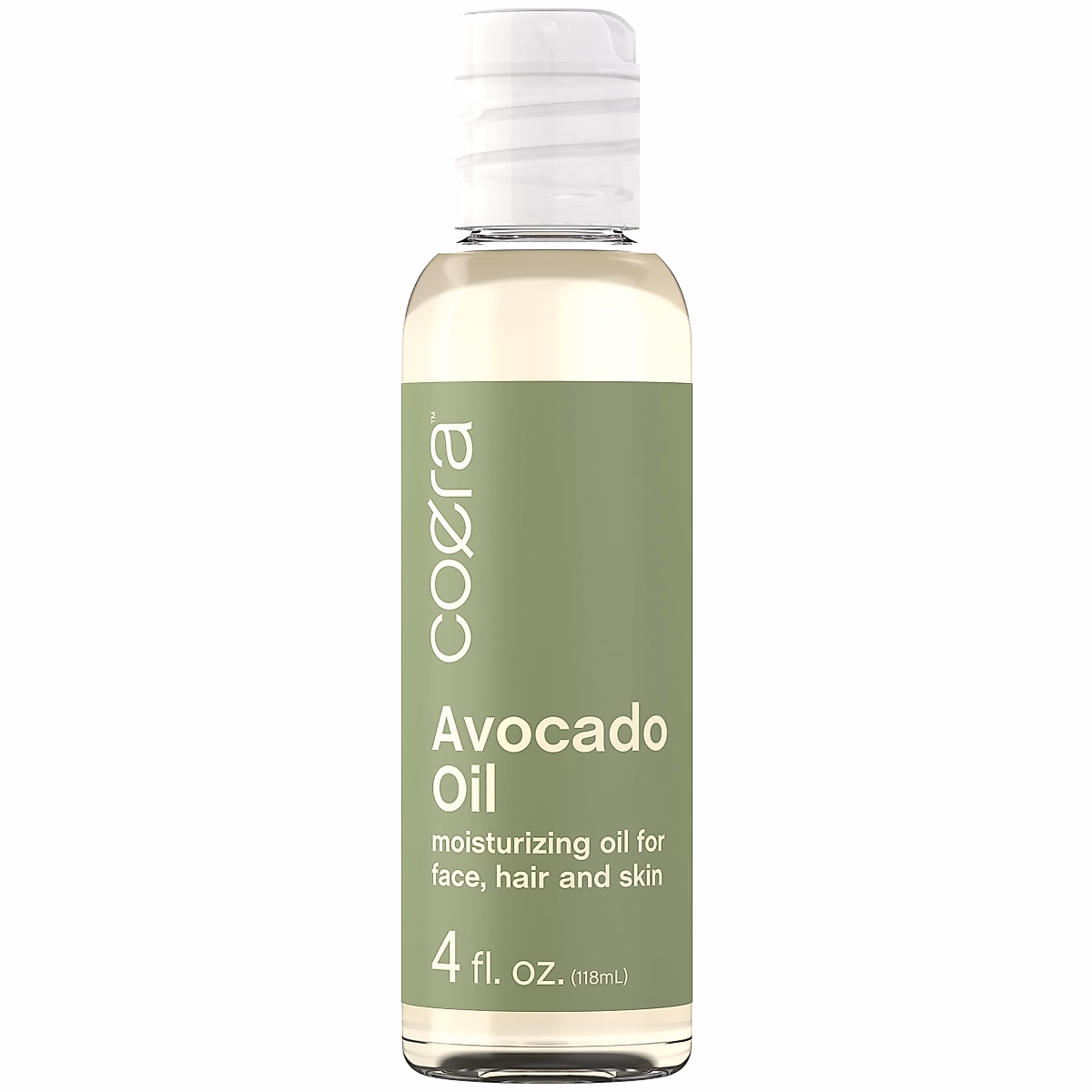Horbäach Avocado Oil | 4 fl oz | Moisturizing Oil for Face, Hair, Skin and Nails | Free of Parabens, SLS, & Fragrances | Coera