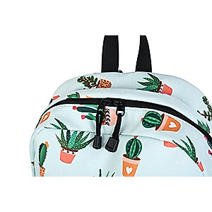 Joymoze Leisure Backpack for Girls Teenage School Backpack Women Backpack Purse Cactus