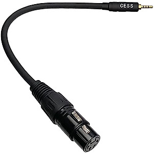 CNCESS CESS-227 Balanced 2.5mm TRRS to 4-Pin XLR Adapter Cable for Headphone