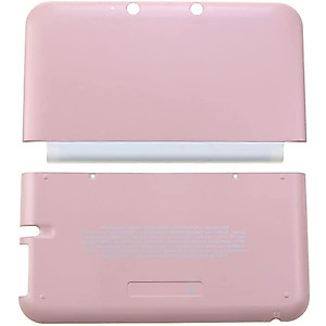 Front Back Faceplate Plates Upper & Bottom Battery Housing Shell Case Cover for 3DS XL / 3DS LL Game Console(Pink)