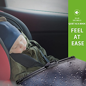 OEM QUALITY 26" + 16" PARRATI Premium All-Season Windshield Wiper Blades (Set of 2)