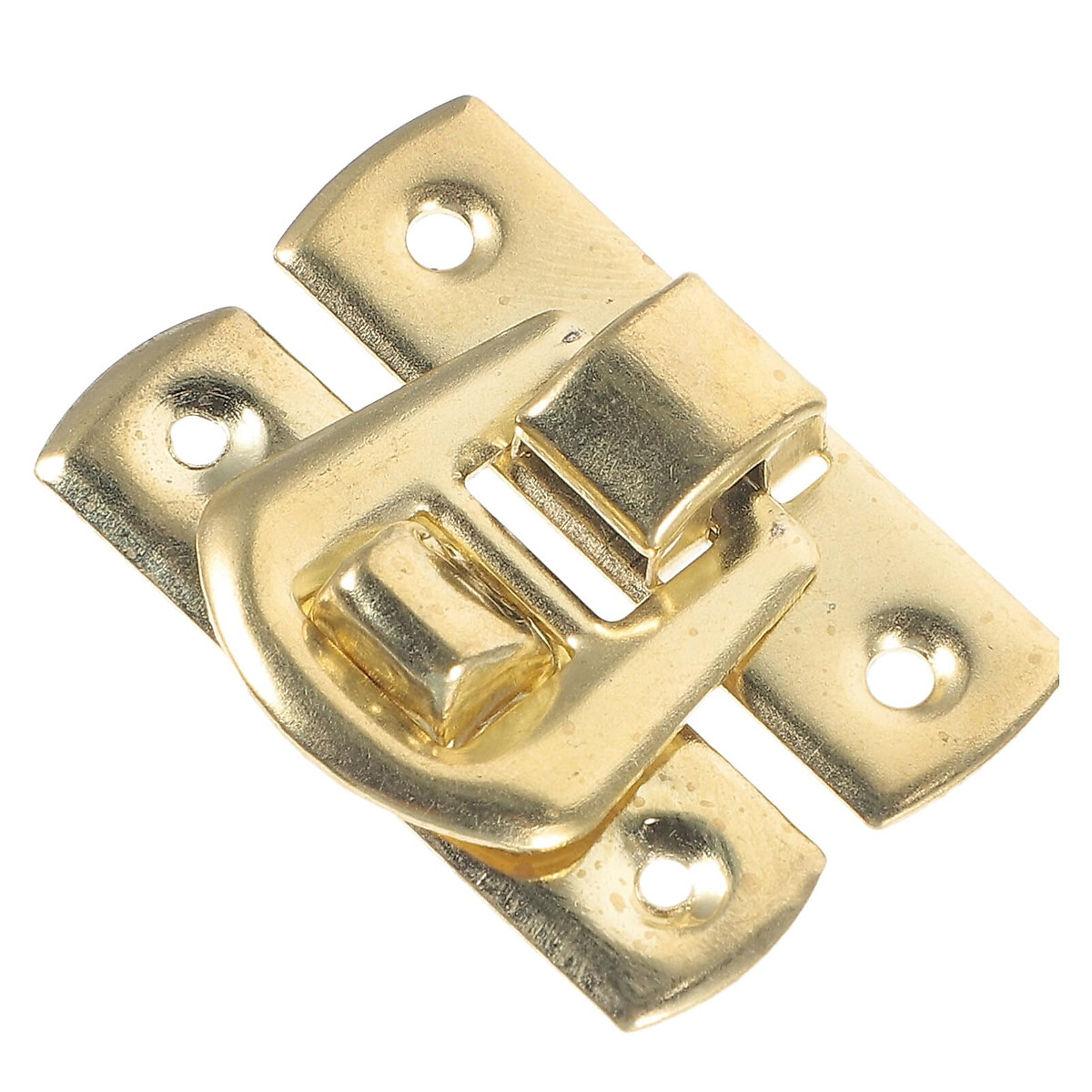 Angoily Box Latch 10pcs Antique Latch Hasps 3x2cm Wooden Box Bucklelock Mini Box Hinges Decorative Lock Buckle for Jewelry Wooden Box and DIY Crafts Secure Hasp Latch