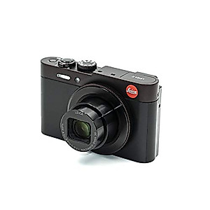Leica Camera 18489 12.1MP Digital Camera with 7x Optical Image Stabilized Zoom and 3-Inch LCD (Dark Red Burgundy)