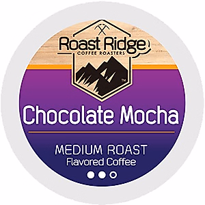 Roast Ridge Single Serve Coffee Pods for Keurig K-Cup Brewers, Chocolate Mocha, Medium Roast, 100 Count