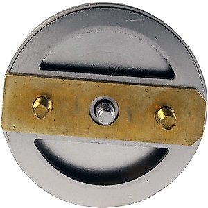 Westbrass D398RK-50-20 1-1/2" NPSM Coarse Thread Mushroom Tip-Toe Bathtub Drain Stopper with Illusionary Overflow Faceplate, Stainless Steel (50-Pack)