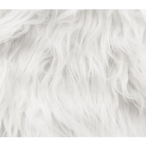 Faux Fur Fabric Long Pile Gorilla White / 60" Wide/Sold by The Yard