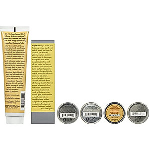Burt's Bees Easter Basket Stuffers Gifts, 5 Body Care Products, Classics Set - Original Beeswax Lip Balm, Cuticle Cream, Hand Salve, Res-Q Ointment, Hand Repair Cream & Foot Cream, in Giftable Tin
