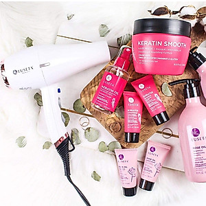 Luseta Keratin Shampoo and Conditioner & Hair Oil & Smooth Hair Mask