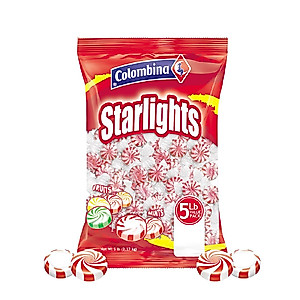 Starlight Peppermint Bulk Candy - 5 Pounds Approx 400 Pieces - Bulk Candy Individually Wrapped - Hard Candy - Mints Bulk - Christmas Candy, Peppermint Candy - Ideal Christmas Peppermint - Candy - Holiday Mints - Christmas Candy Bulk