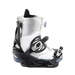 Burton Womens' Scribe Re:Flex Snowboard Bindings (Black, M (6-8))