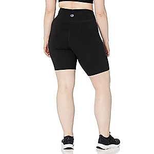 Champion womens 7" Authentic Bike Short Yoga Pants, Black-550761, Small US