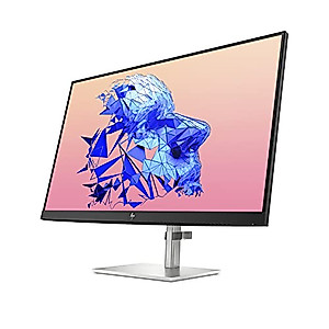 HP 4K HDR 31.5-inch Monitor 4K, Color Preset, Fully Adjustable Height, 60Hz Display (U32, Silver)