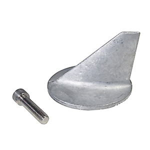 Marine Pro Anode, Trim Tab w/Bolt Alum Mercury 40-200hp R/MR/Alpha I 1983-1990