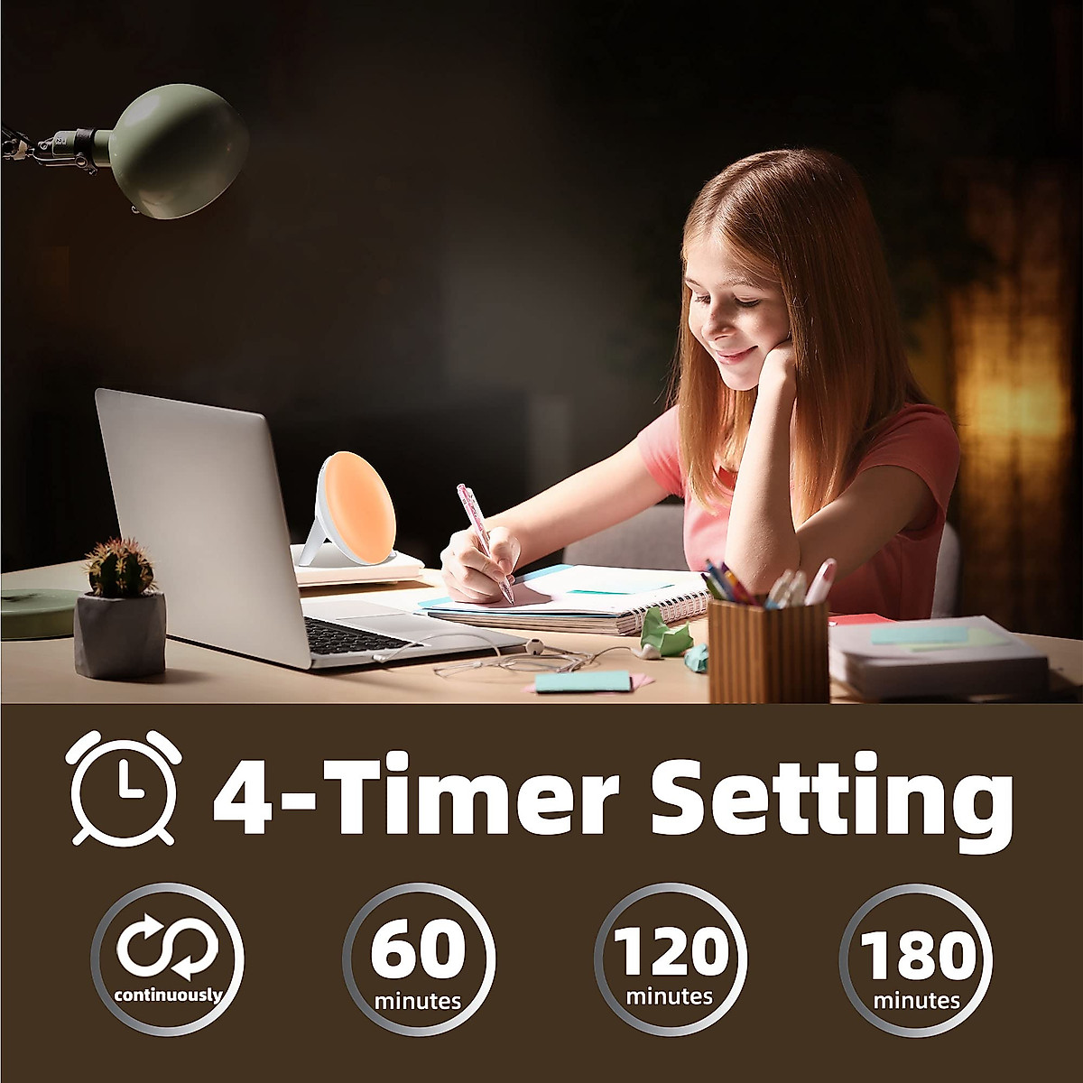 Magicteam Sound Machine 25 Soothing Sounds with Adjustable Night Light for Sleeping and White Noise Machine with Continuous or Timer Sleep Machine for Home Nursery Office