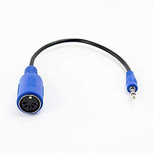 ZAWDIO - MIDI to 3.5mm Breakout Cable for - Akai, Korg, Line6, LittleBits - Midi Female to TRS 3.5mm Male - MPC Studio,Touch, MPX8, Electribe 2,SQ-1