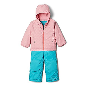Columbia Toddler Unisex Frosty Slope Set, Pink Orchid Snowdaze, 2T