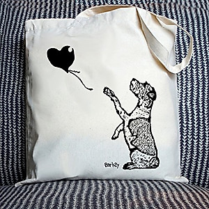 Pet Studio Art Barksy - Balloon Dog Tote Bag