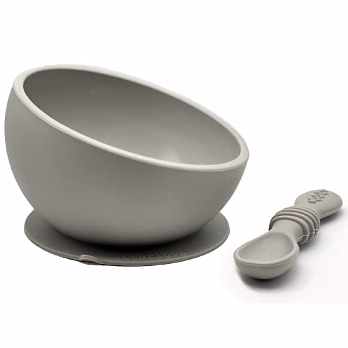 otterlove Silicone Baby Bowl & Spoon Set - Perfect for Baby Led Weaning - 100% Pure Platinum LFGB Silicone with NO Fillers