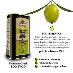 Ellora Farms Single Estate Traceable Extra Virgin Olive Oil 1 Liter PDO Tins | 2 Pack