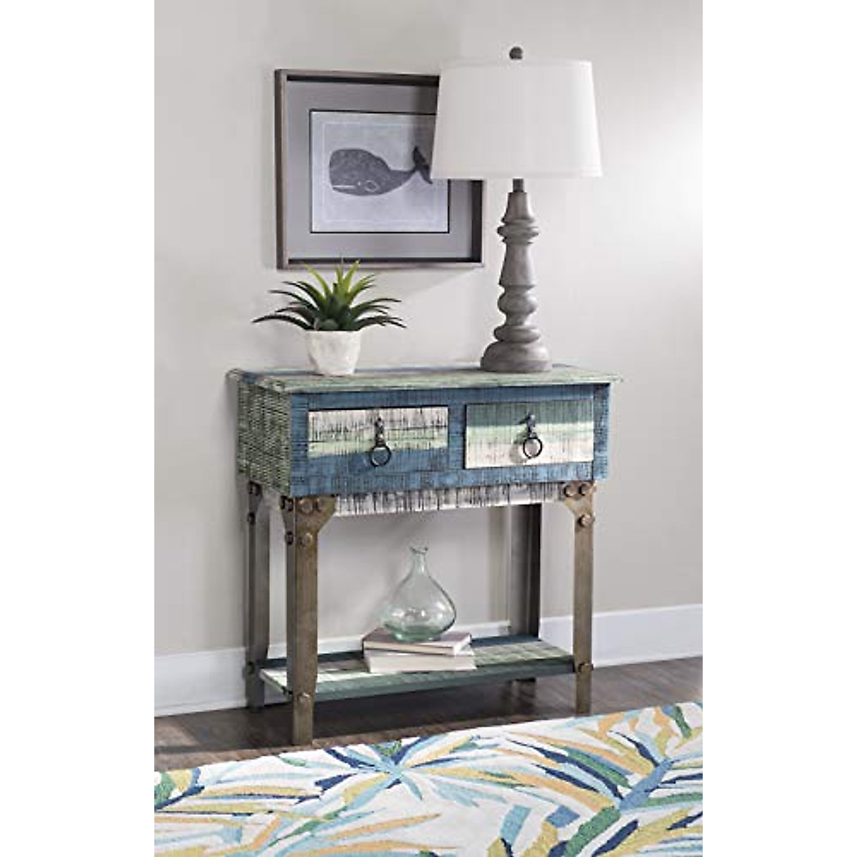 Powell Furniture Calypso Small Hall Console