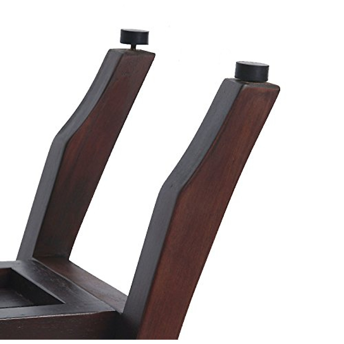 DecoTeak Satori Shower Bench Teak Wood Shower Stool with Curved Seat and Shelf 28″ Wide Wooden Seat Shower Stool in Woodland Brown Finish