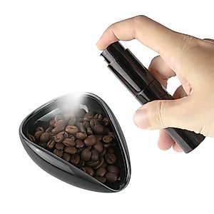 Generic Coffee Dosing Cup and Spray Bottle Set，Espresso Coffee Accessories For Reducing Coffee Power Static, small, black