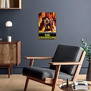 The Changeling Professional Tin Poster- Ideal Wall Decor for Bars, Cafes, Offices, Restaurants, Homes, Gardens, Shops, Clubs - 12 X 8 Inches
