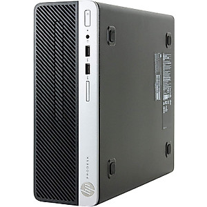 HP ProDesk 400G4 SFF Home and Business Desktop, Pentium G4400 3.4GHz, 16GB DDR4 RAM, 1TB SSD, DVD, VGA, Windows 10 Pro 64bit (Renewed), Black