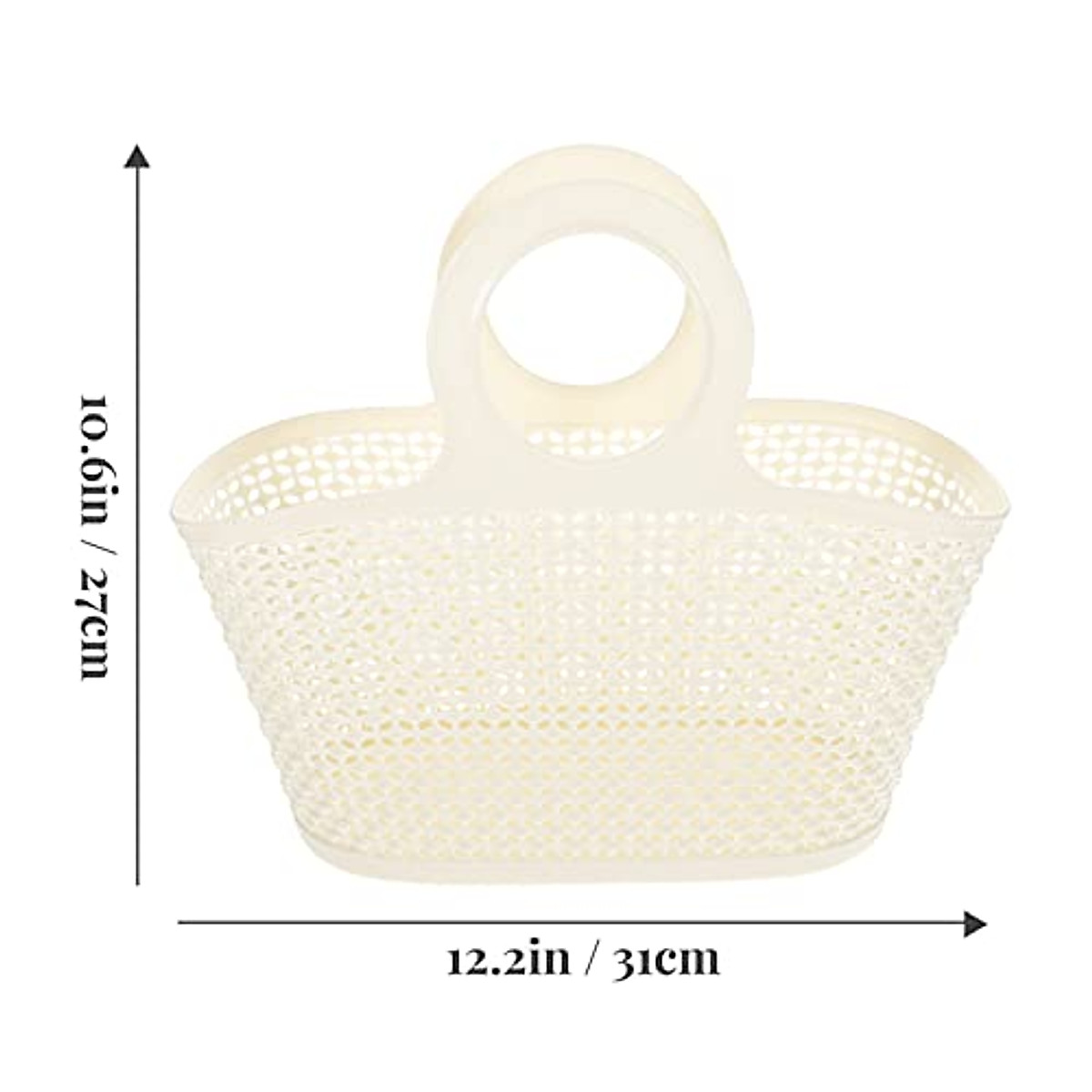 Zerodeko Portable Shower Caddy Basket: 2Pcs Toiletry Organizer Bin with Handles for Bathroom Kitchen Garden Cleaning Supplies