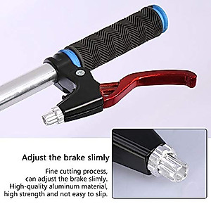 Tbest Bike Brake Levers BMX,Evercross Handbrake Levers,1 Pair ycle Brake Levers Aluminium Alloy Cycling Brakes Handles 4 Colors Available (Red) Kids Bicycle Brake Lever BMX Brake Lever