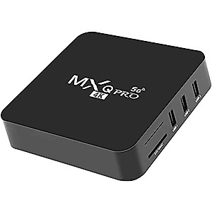 MXQ PRO 5G with Wireless Mini Keyboard Android 11.1 TV Box Ram 2GB ROM 16GB H.265 HD 3D Dual WiFi 2.4G/5.8G Quad Core Android Smart Box Home Set Top Player