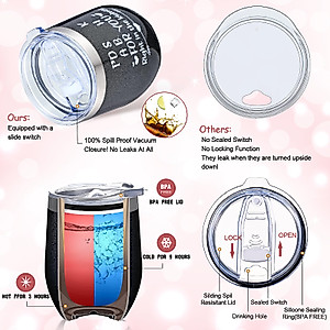 Cunhill 6 Pcs Birthday Valentine's Day Gifts, Friendship Gifts for Women Friends Female, Sister Gifts Tumbler with Straw Lavender Scented Candles Keychain Makeup Bag Bracelet(Fresh Style)