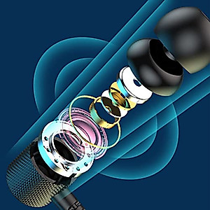 Acogedor Neckband Bluetooth Headphones, Wireless Neckband Earbuds, BT 5.2 Magnetic Earphones with 8 H Playtime, Bass IPX5 Waterproof Neck Ear Buds ()