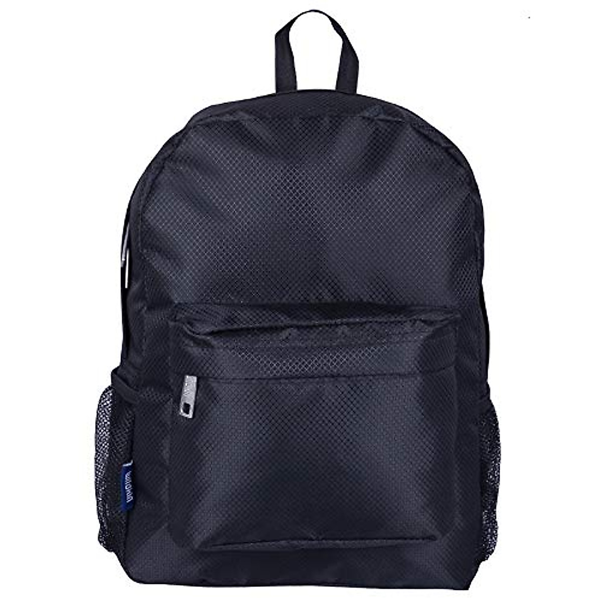 Wildkin Kids 16 Inch Backpack for Boys and Girls, Ideal Size for Kindergarten, Elementary, and Middle School, Perfect for School and Travel, 600 Denier Polyester, BPA-Free (Rip-Stop Black)