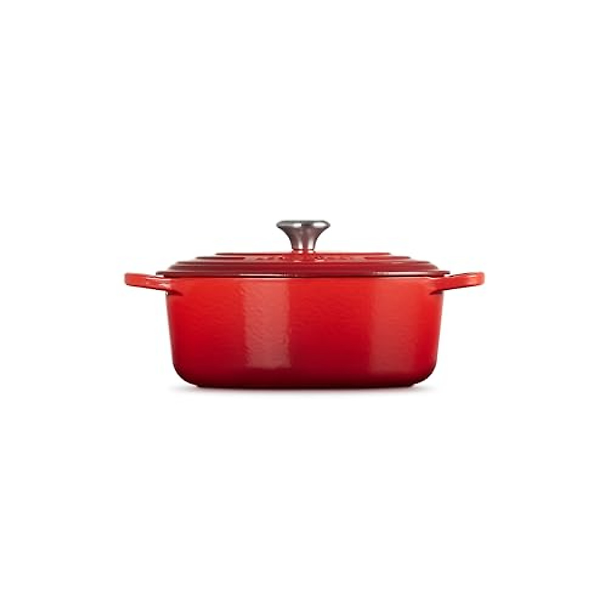 Le Creuset Enameled Cast Iron Signature Oval Dutch Oven, 2.75 qt., Cerise