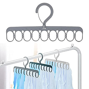 Colcolo Clothing Hanger Clothes Drying Rack Drying Hanger Closet Storage Organization for Pants, Gray