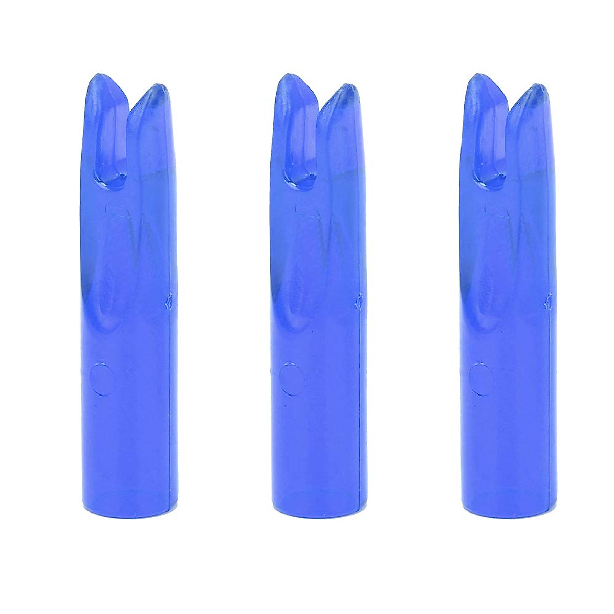 50 Pack Archery Arrow Nock, Arrow Nock Practical Archery Accessor Portable, for DIY Hunting Arrows Recurve Bow Compound Bow 6mm Shaftment(Blue)