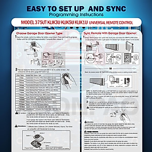 3-Pack of LiftMaster Garage Door Opener Remote (375UT, 375LM, 380UT) with 3-Year Warranty
