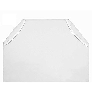 Daycare Sheets Standard Size with Corner Elastic Loops - Standard Cot Bed Fitted Sheet for Toddlers - Pre-Schoolers/Toddler/Standard Size/Children's Naptime Cot Sheet (White, 23" x 40" - Pack of 12)